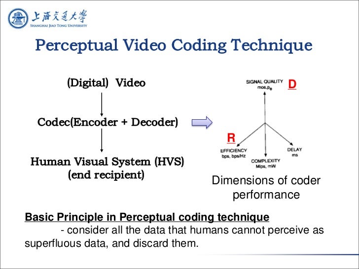 Perceptual Video Coding