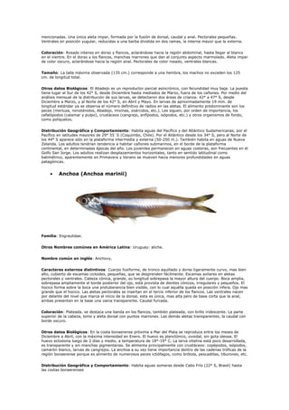 Peces Costeros Argentinos | DOC