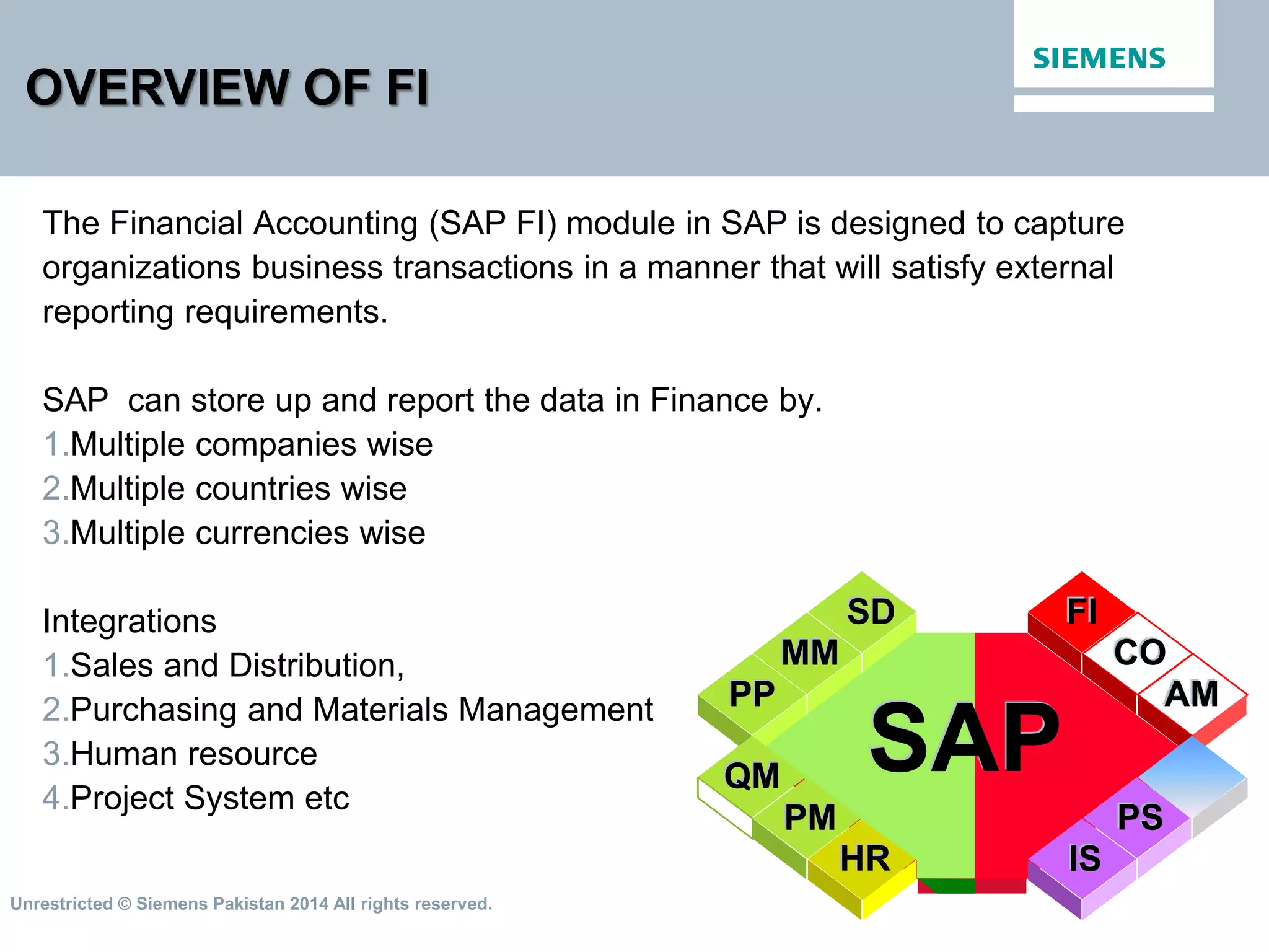 Pec fico presentation siemens pakistan_sap implementation partner | PPTX | Credit Cards ...