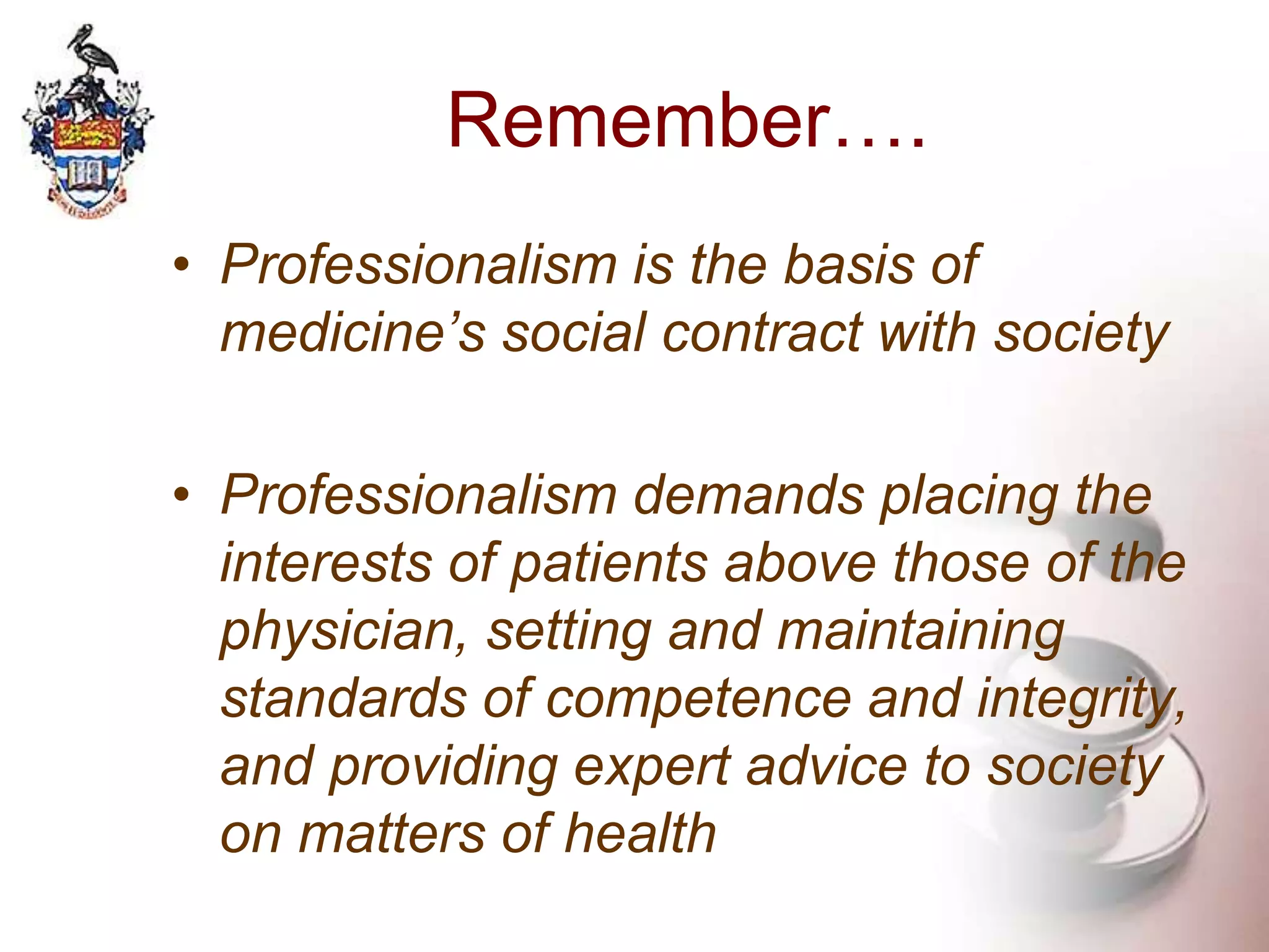 Pech 1001 empathy & healthcare professionalism | PPTX