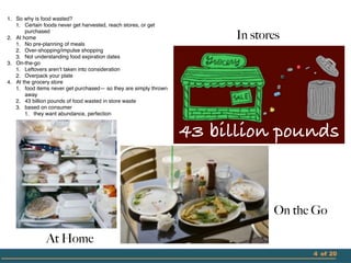 Food Waste, Food Insecurity, and Food Recovery (w/ notes) | PDF