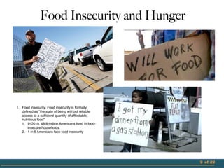 Food Waste, Food Insecurity, and Food Recovery (w/ notes) | PDF