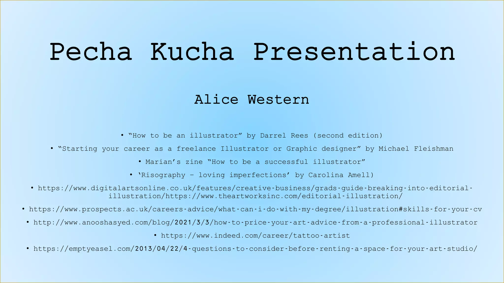 pecha kucha presentation | PPTX