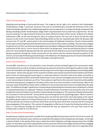 Pecha kucha presentation in reflection of vienna script | PDF