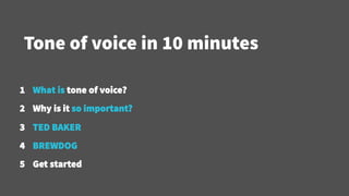 Stand out with a consistent tone of voice | PDF
