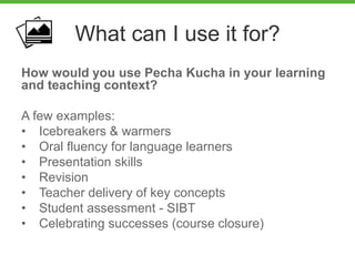 The Pecha Kucha Toolkit | PPTX