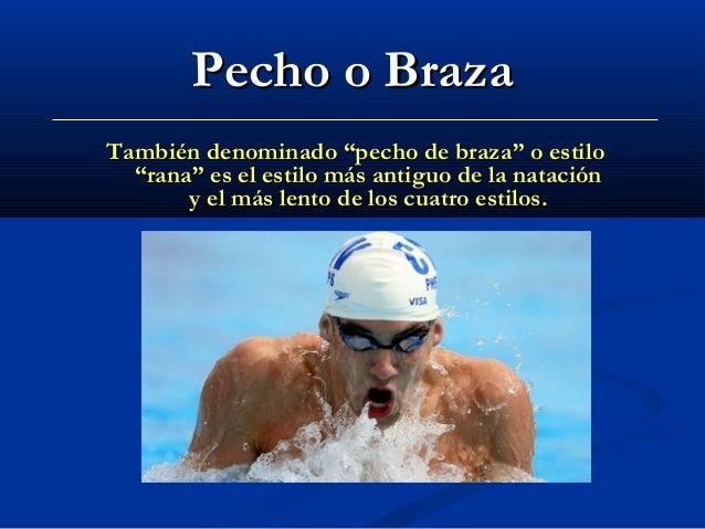 Mi blog.: Nado de Pecho.