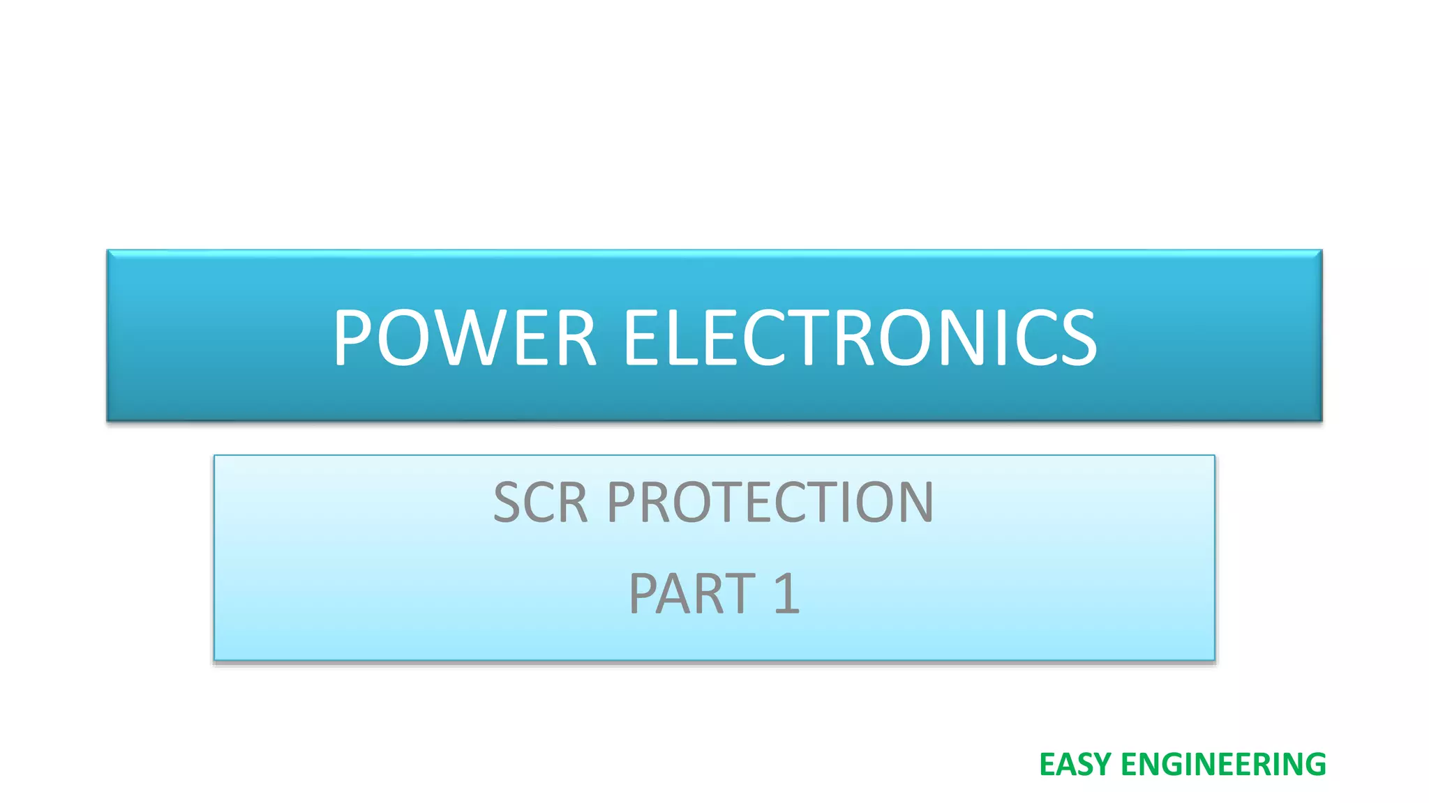 SCR PROTECTION | PPTX | Technology & Computing