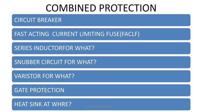 SCR PROTECTION PART 2 | PPT