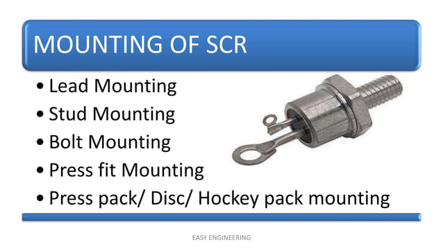MOUNTING OF SCR | PPTX | Home & Garden