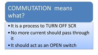 SCR COMMUTATION PART 1 | PPTX