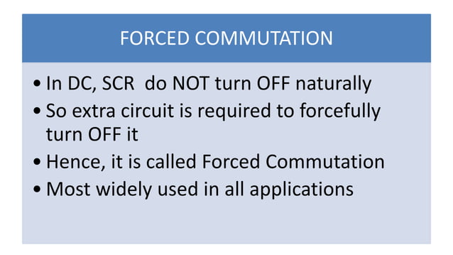 SCR COMMUTATION PART 1 | PPTX