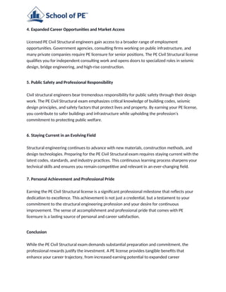PE Civil Structural Engineering Exam: 7 Compelling Reasons to Take This ...