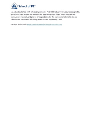 PE Civil Structural Engineering Exam: 7 Compelling Reasons to Take This ...