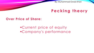 Pecking and tradeoff theory | PPTX