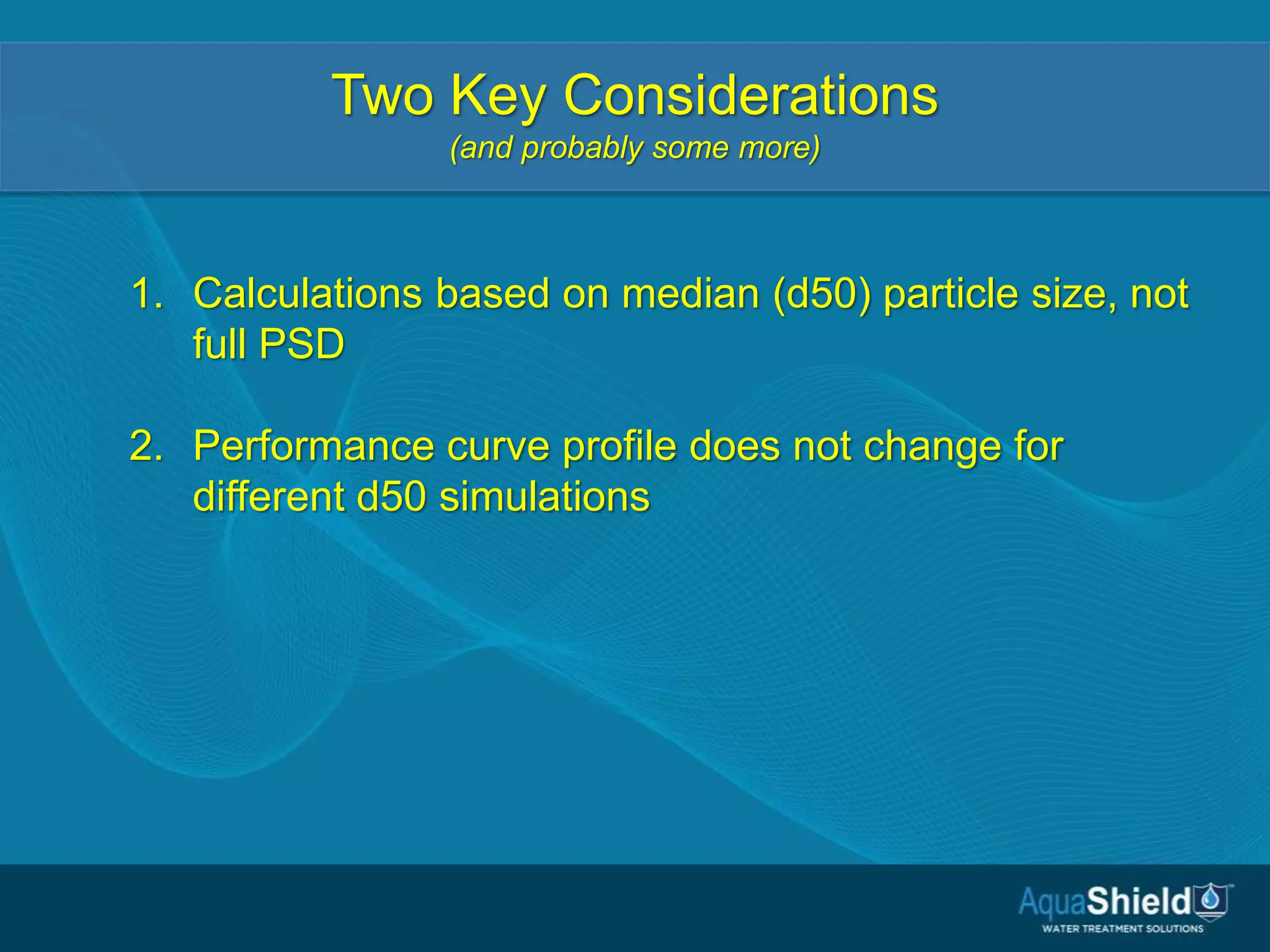 Peclet Number HDS Sizing Method for Stormwater Treatment | PPTX