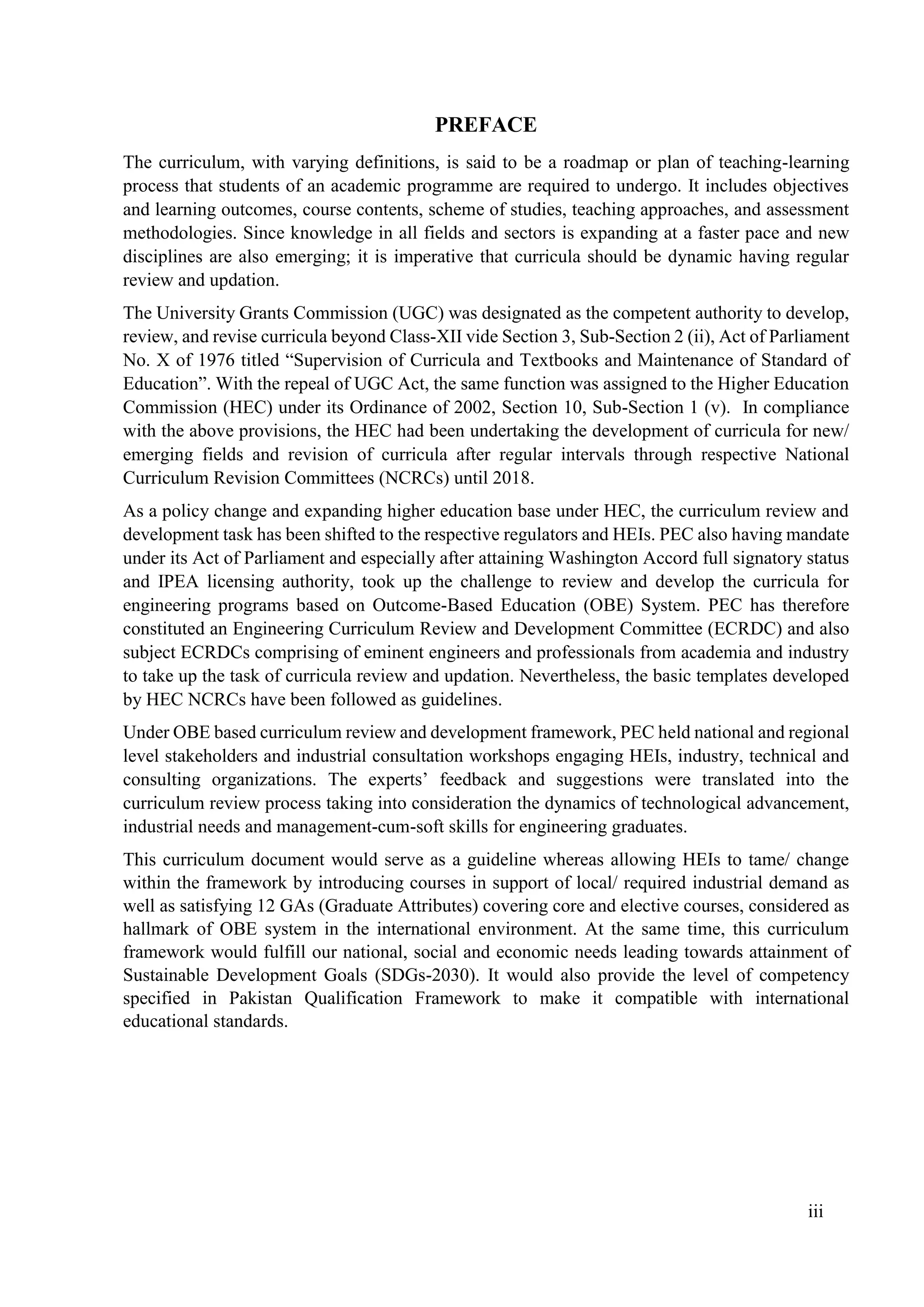 Pec obe aerospace engineering curriculum_2019-8-3 2020 (2) | PDF