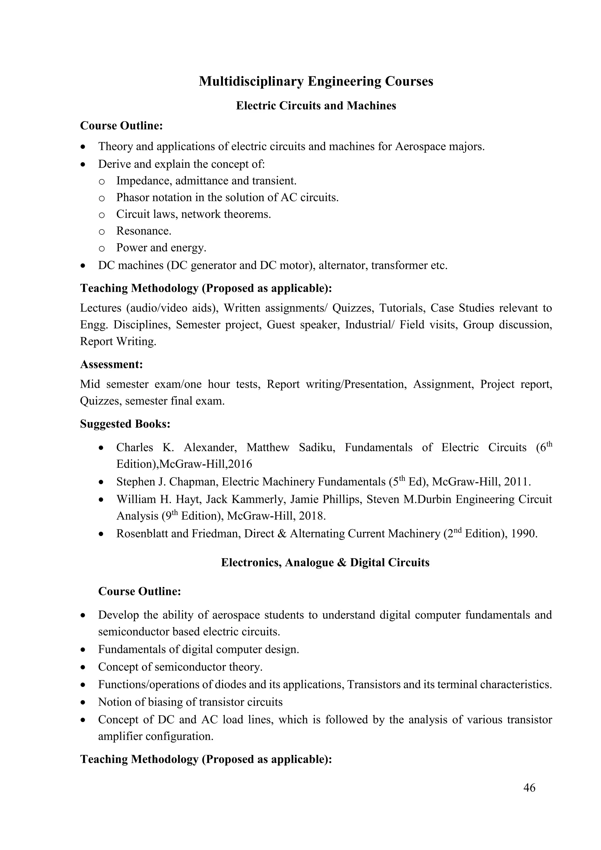 Pec obe aerospace engineering curriculum_2019-8-3 2020 (2) | PDF