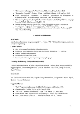 Pec obe aerospace engineering curriculum_2019-8-3 2020 (2) | PDF