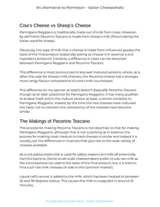 Pecorino cheeses 2976 | PDF