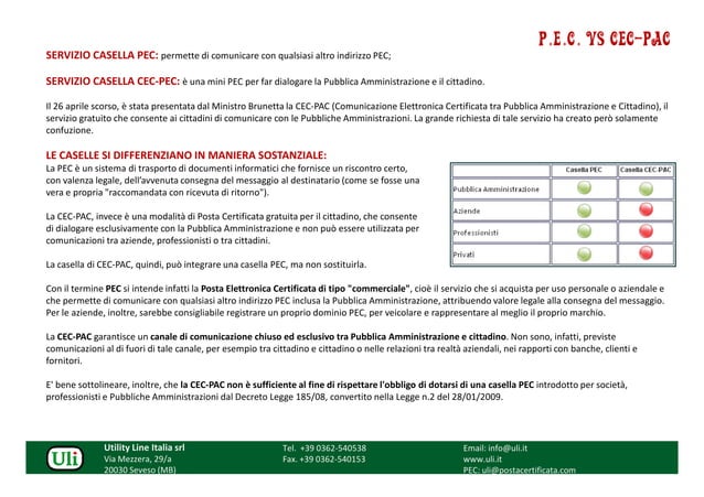 PEC - Posta Elettronica Certificata | PPT