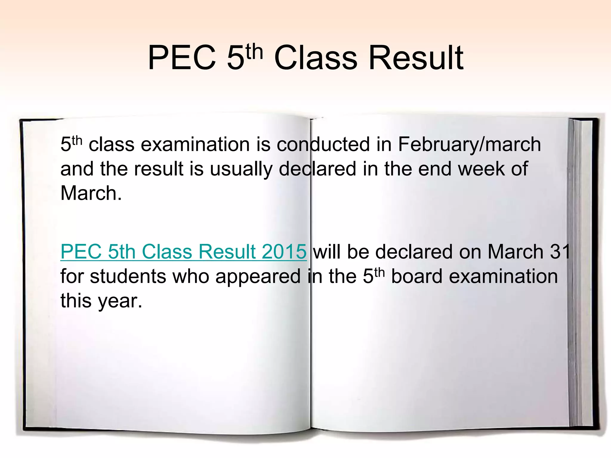 Punjab Examination Commission Results | PPTX | Educational Assessment ...