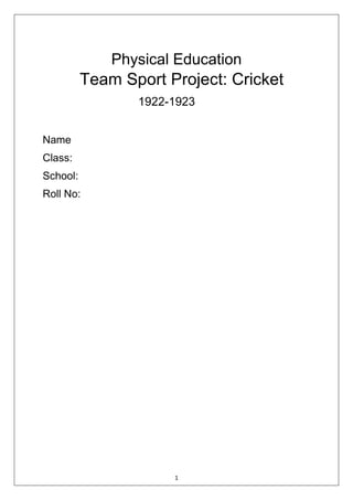 PE PROJECT 12 CBSE | DOCX