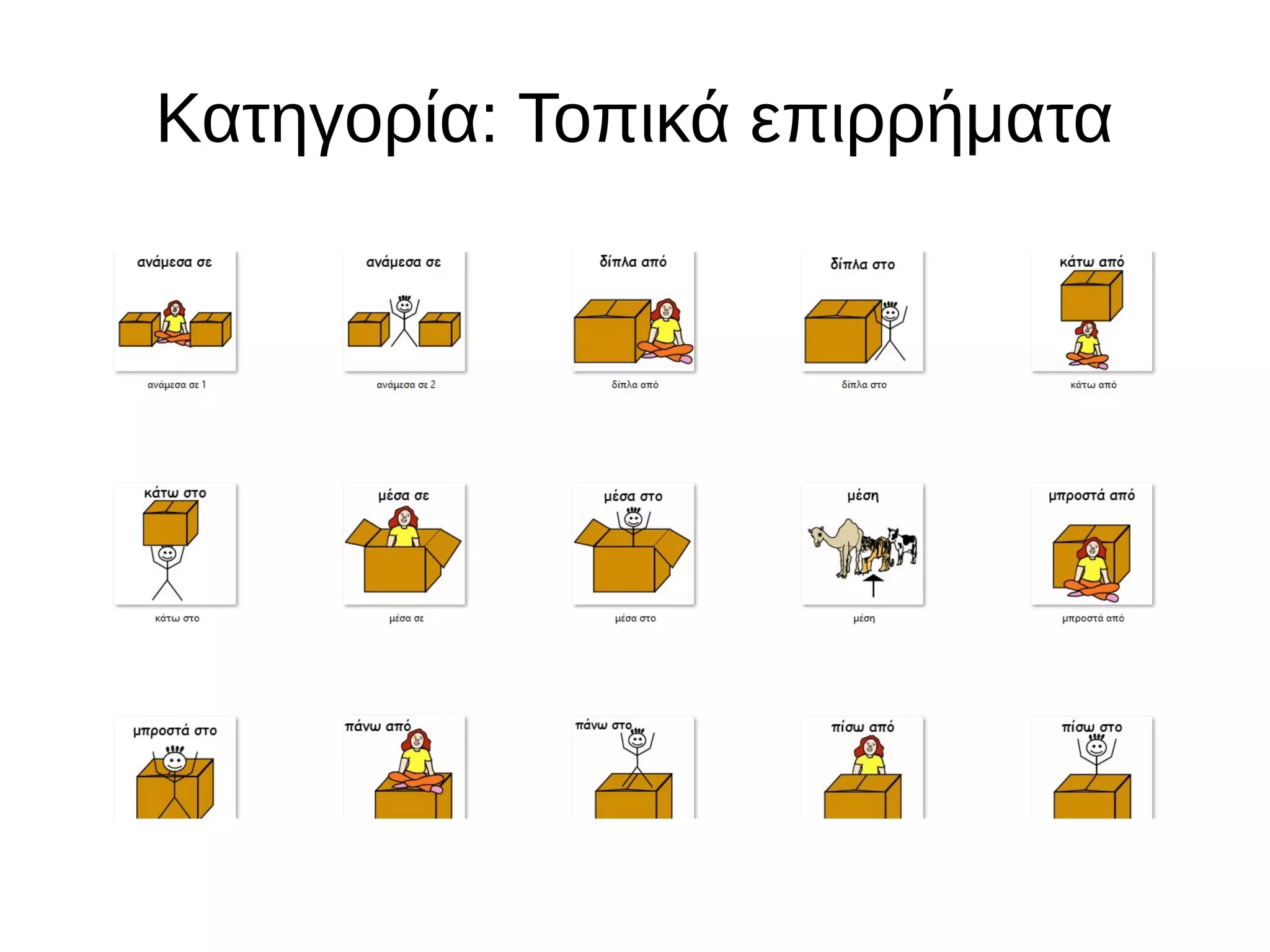 Pecs categories | ODP