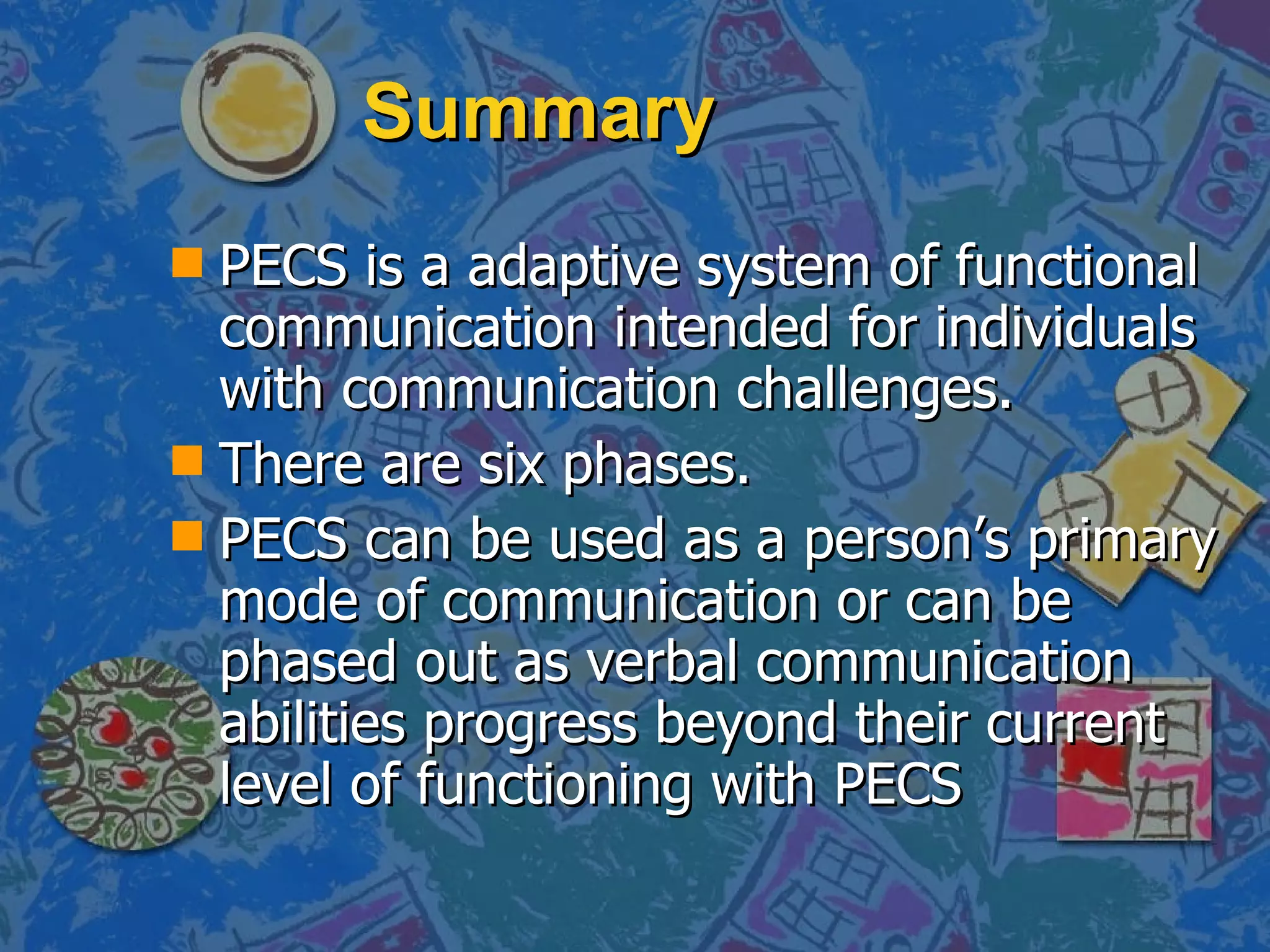 PECS-Picture Exchange Communication System | PPT