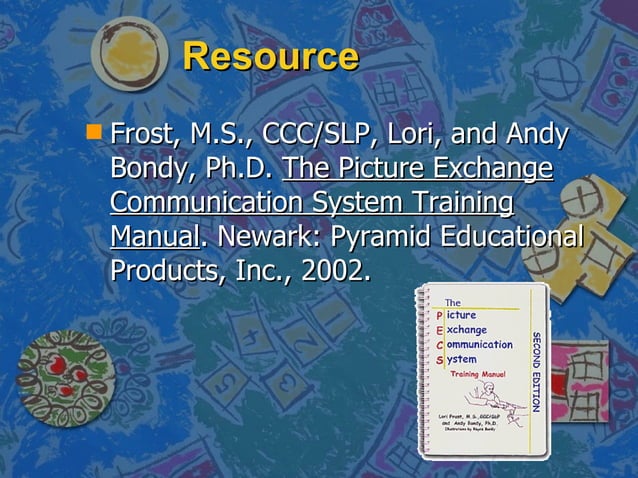 PECS-Picture Exchange Communication System | PPT