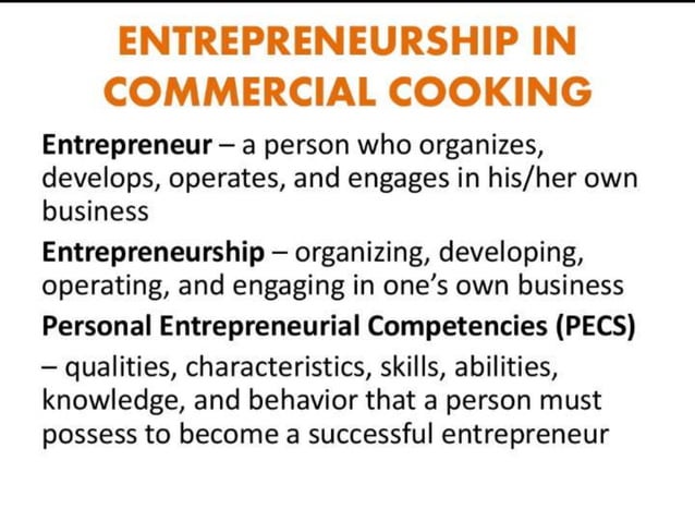 Personal Entrepreneurial Competencies Lesson | PPTX