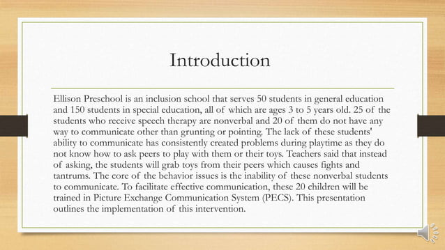 Pecs presentation | PPTX