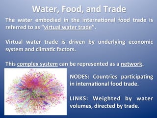 Megan Konar's Talk on Water and Food | PDF