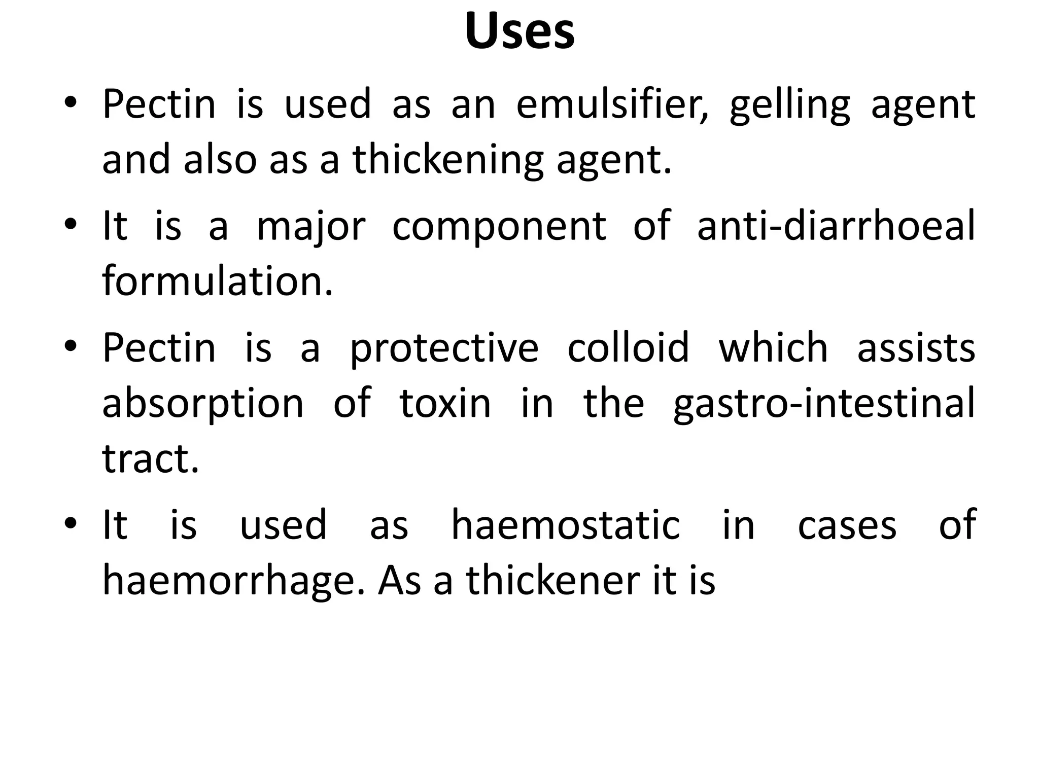 Pectin- Carbohydrate from fruits | PPTX