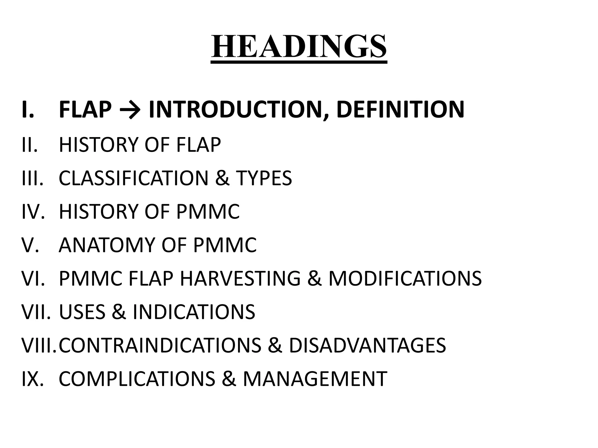 Pectoralis Major Myocutaneous Flap in Head and Neck Reconstruction | PPTX