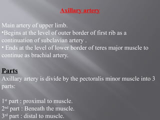 pectoral region and axilla and its type. | PPTX