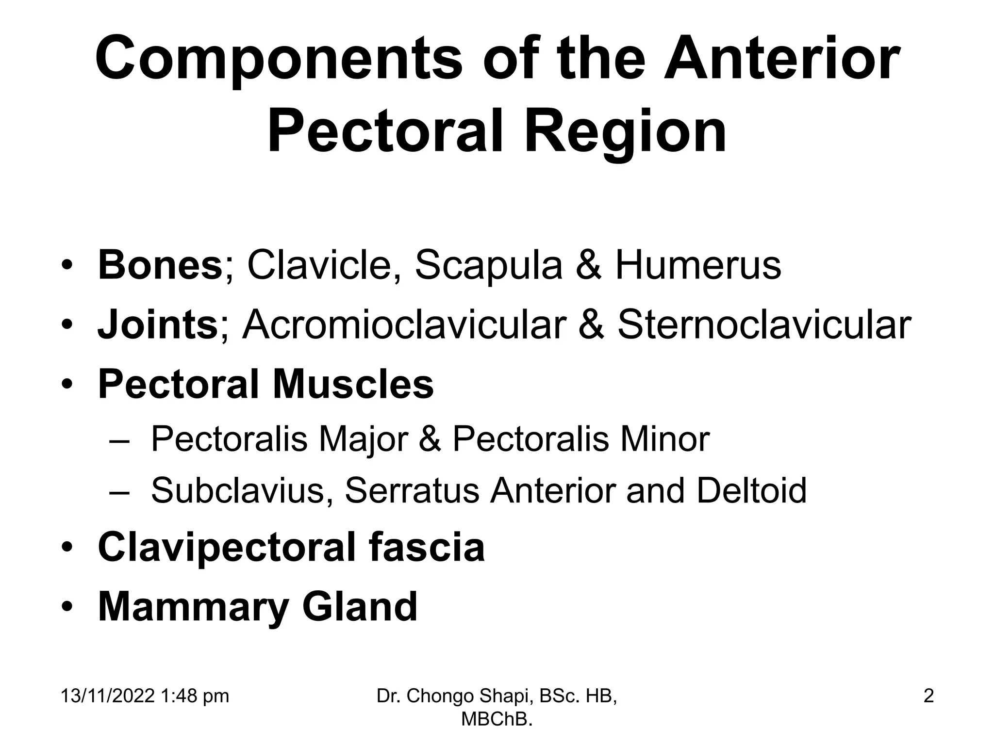 Pectoral region & Breast Anatomy by Shapi. MD.pdf
