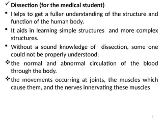 Pectoral region; General instructions for dissection.pptx