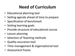 introduction to curriculum and foundations of curriculum updated. | PPT