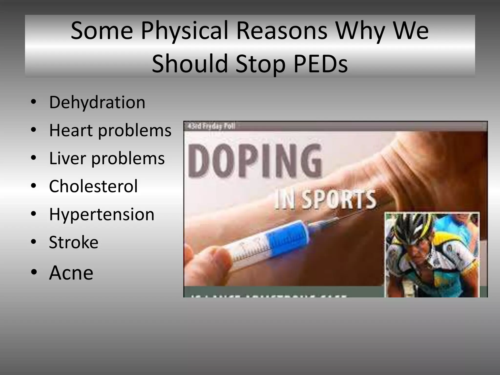 Performance Enhancing Drugs | PPTX