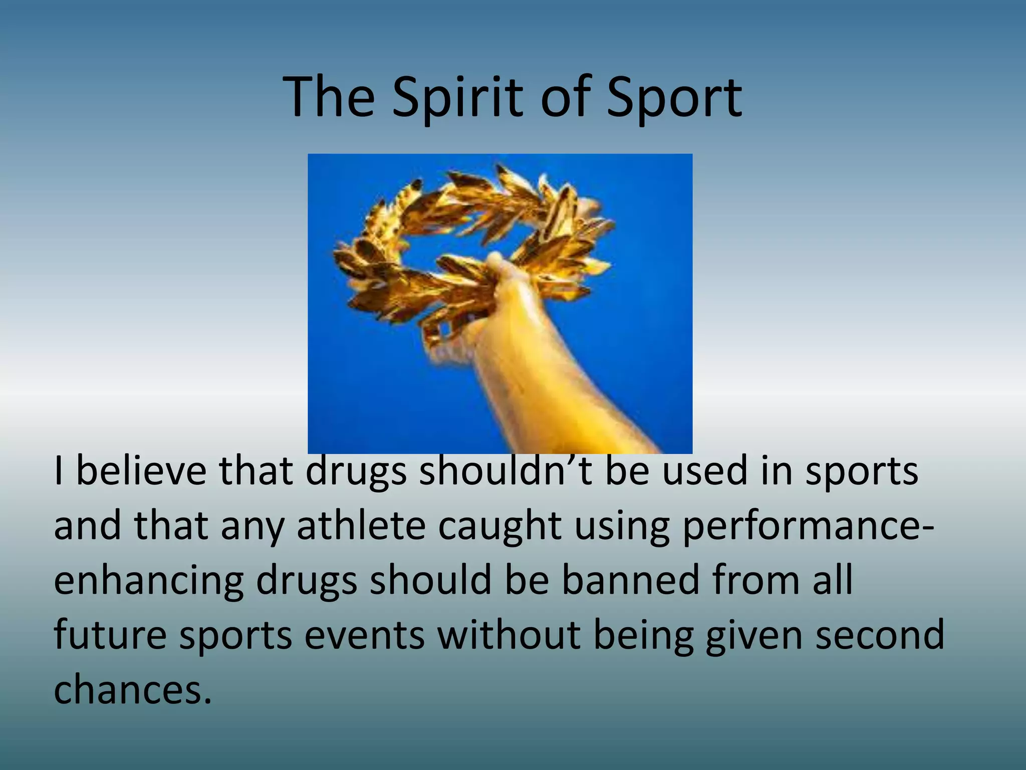Performance Enhancing Drugs | PPTX