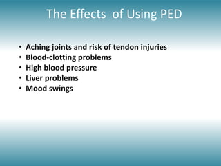 Performance Enhancing Drugs | PPTX