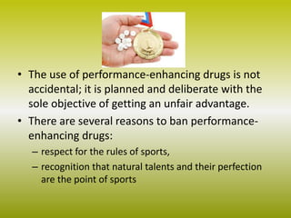 Performance Enhancing Drugs | PPTX