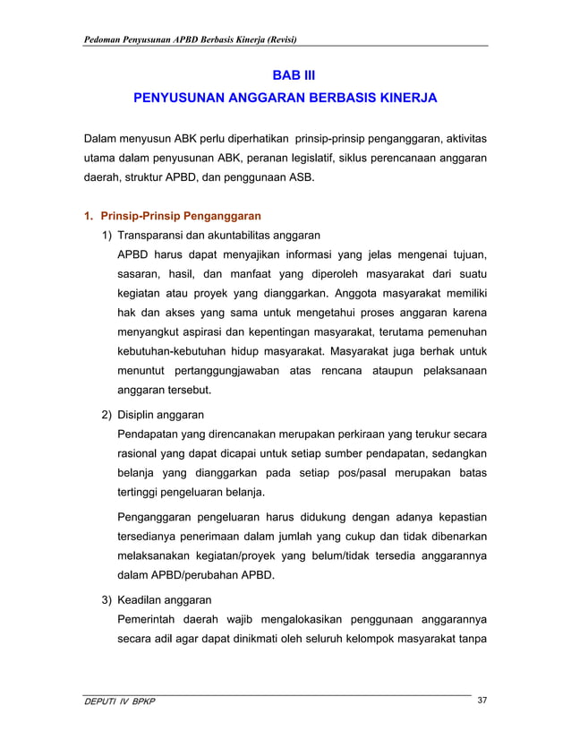 Pedoman penyusunan ABK | PDF