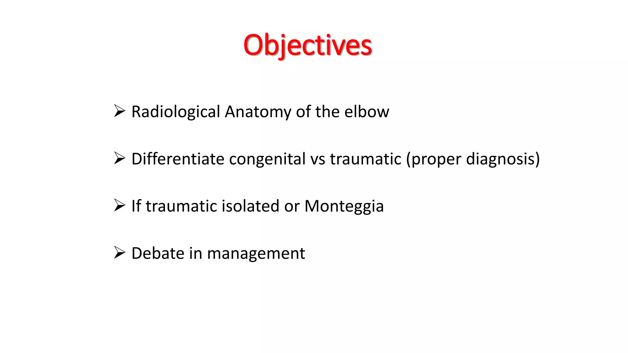 Pediatric Radial head dislocation | PPTX