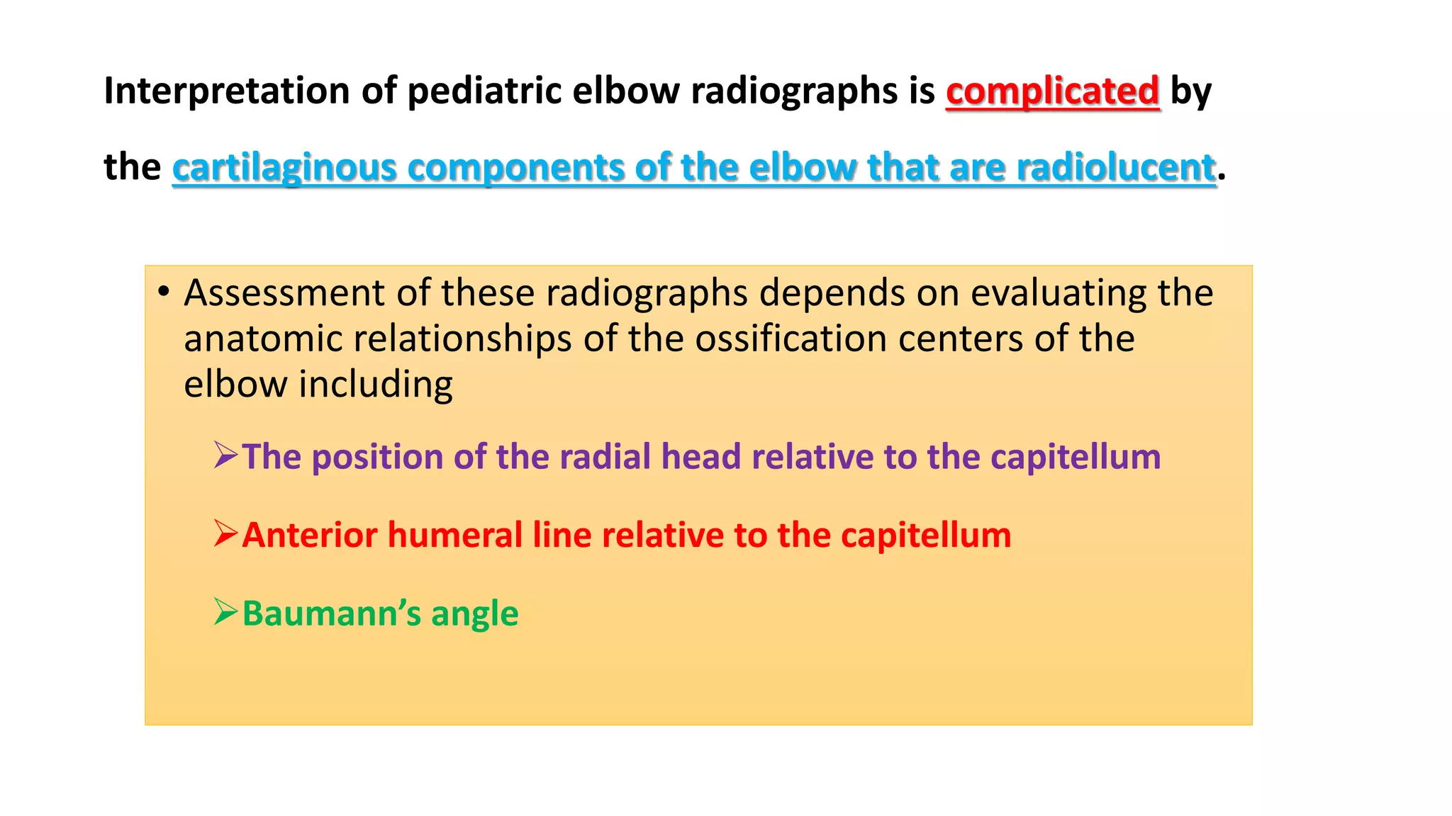 Pediatric Radial head dislocation | PPTX