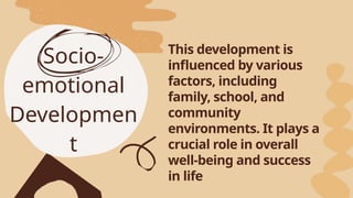Socio-Emotional Development and Stages by Freud, Erikson, B | PPTX