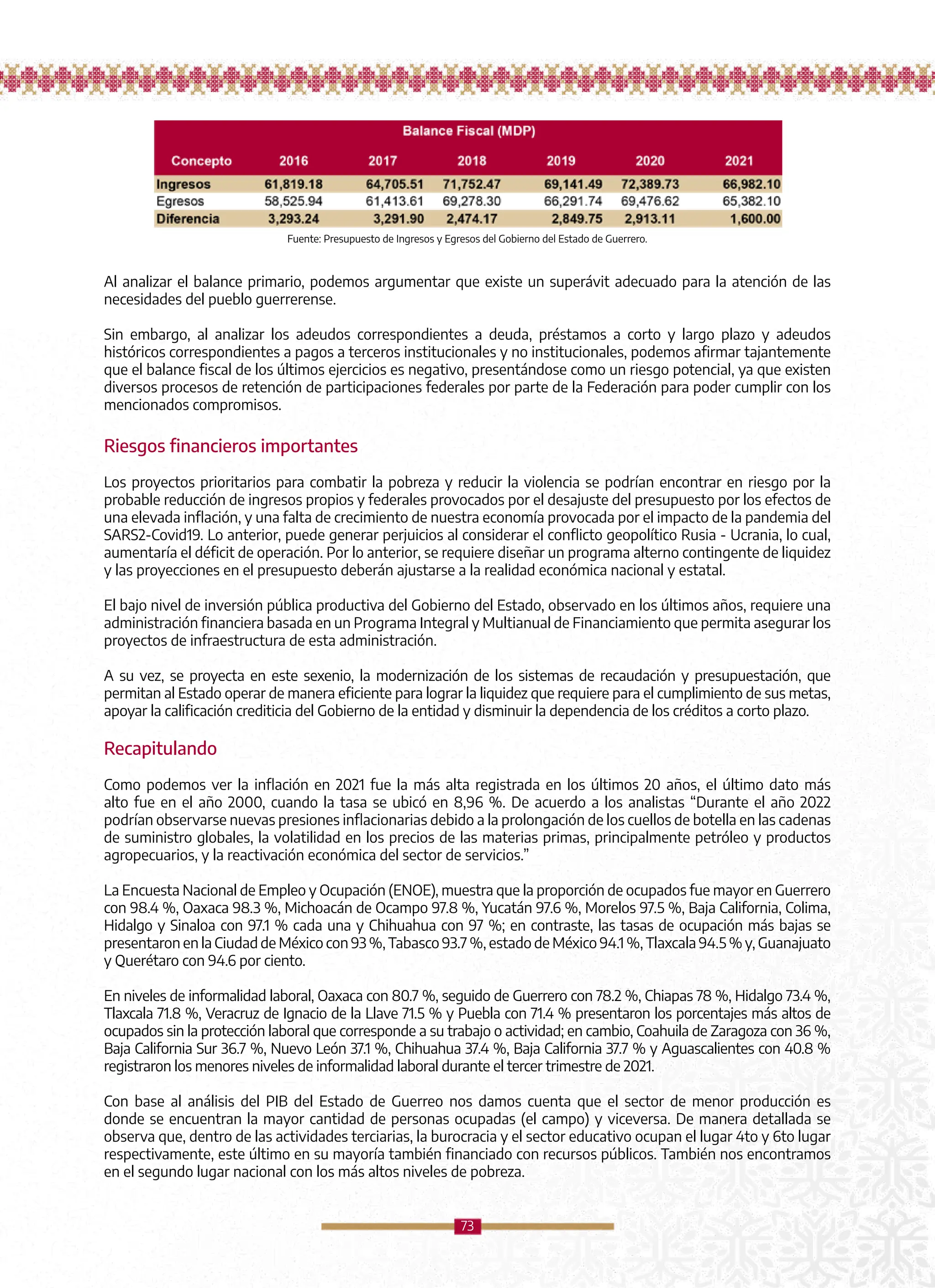 Plan Estatal de Desarrollo del estado de Guerrero 2022-2027 | PDF