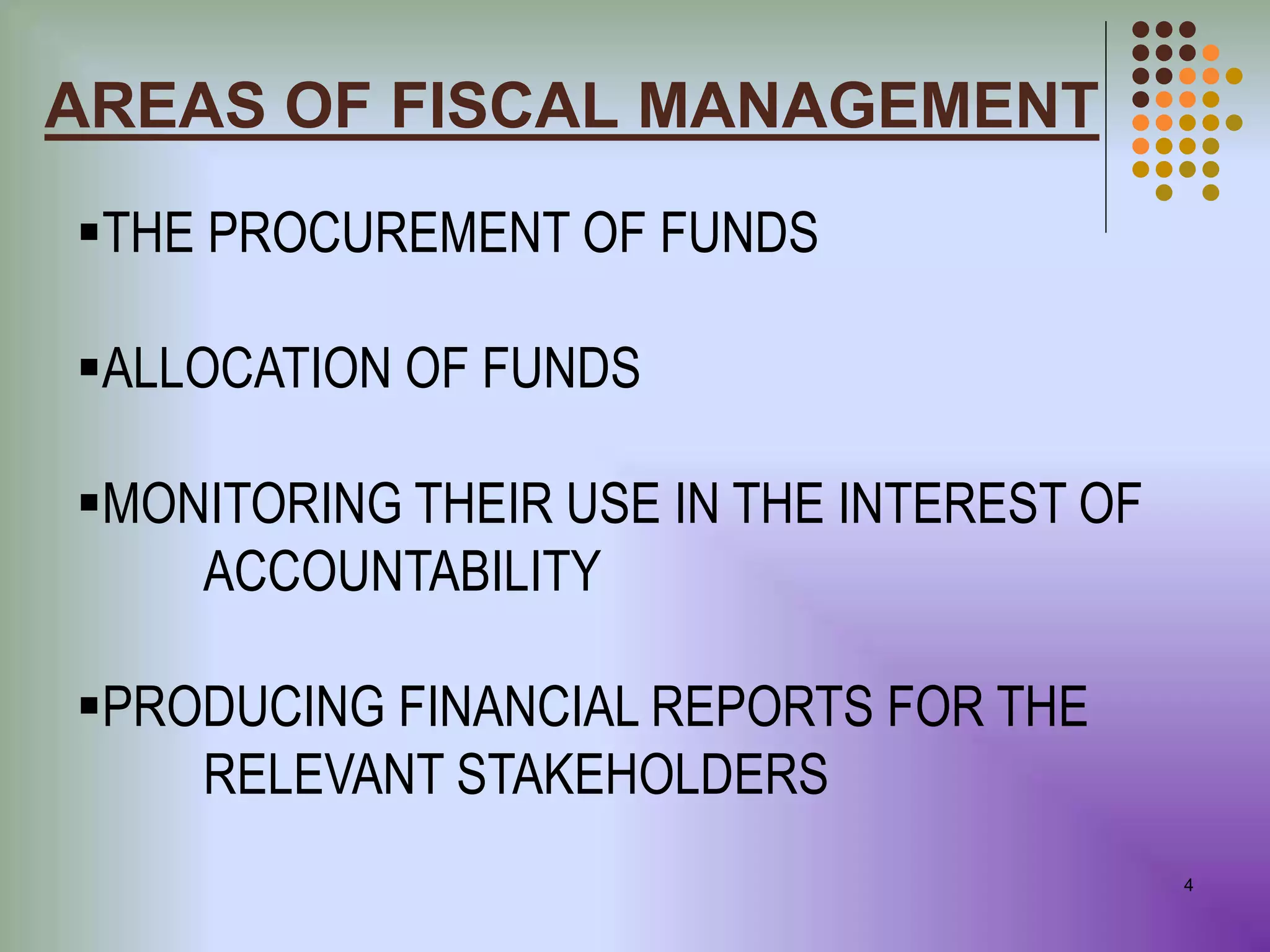 FISCAL MANAGEMENT | PPTX