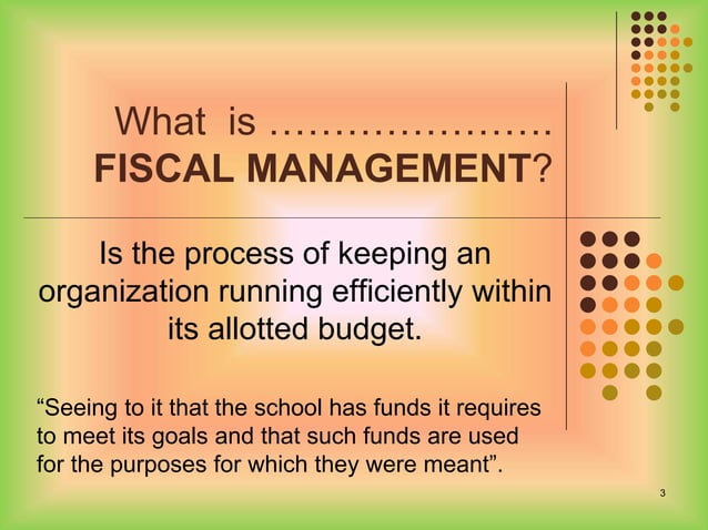 FISCAL MANAGEMENT | PPTX